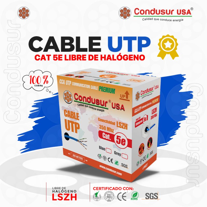CABLE UTP PREMIUM CAT.5E - CONDUSUR